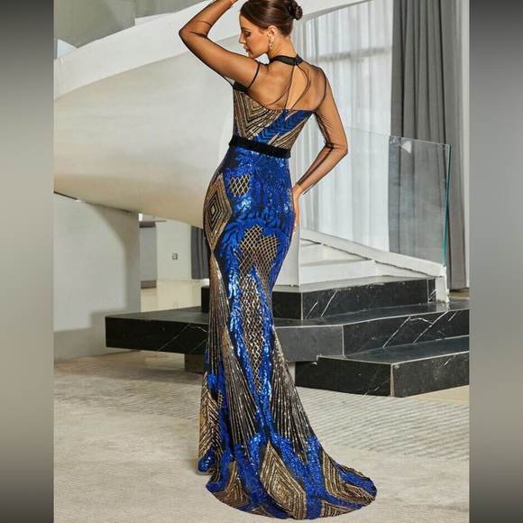 Dresses | Luxe Mermaid Hem Party Formal Prom Gown Dress | Poshmark